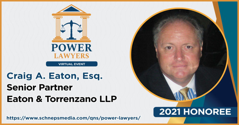 Craig A. Eaton Receives 2021 Power Lawyer Honor